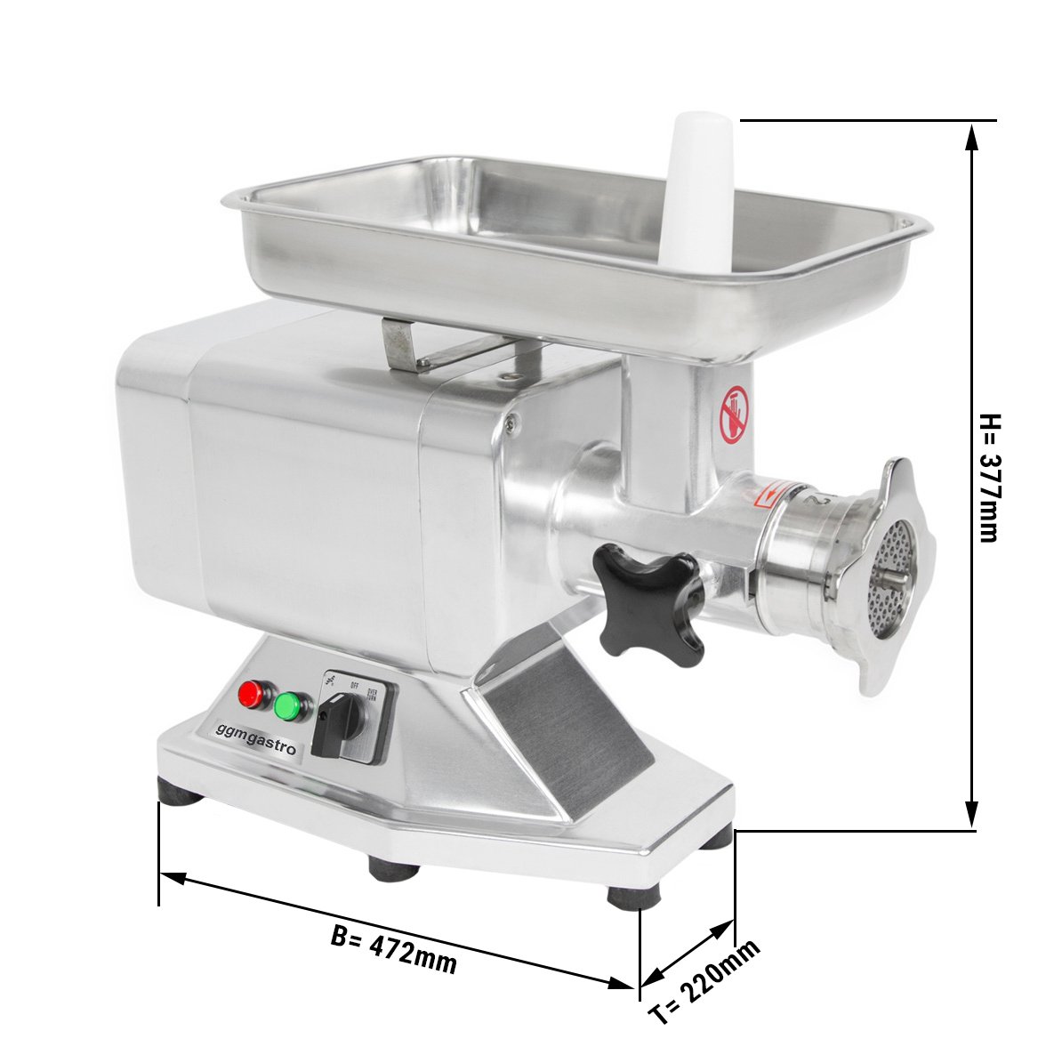 М'ясорубка (продуктивність:120 кг/год) GGM Gastro (FWH85) ️ EUROPROFTECH